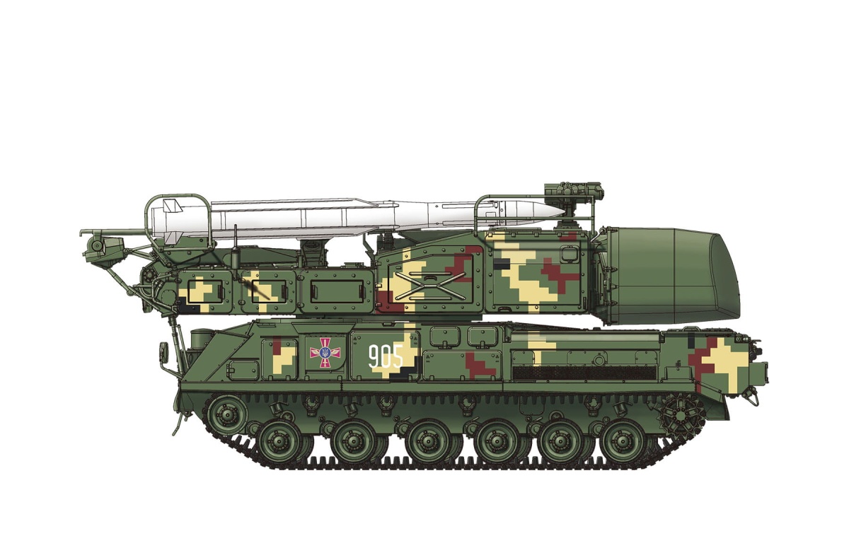 Russian air defense missile system 9K37M1 BUK 1:35 Meng SS014 - shop ...