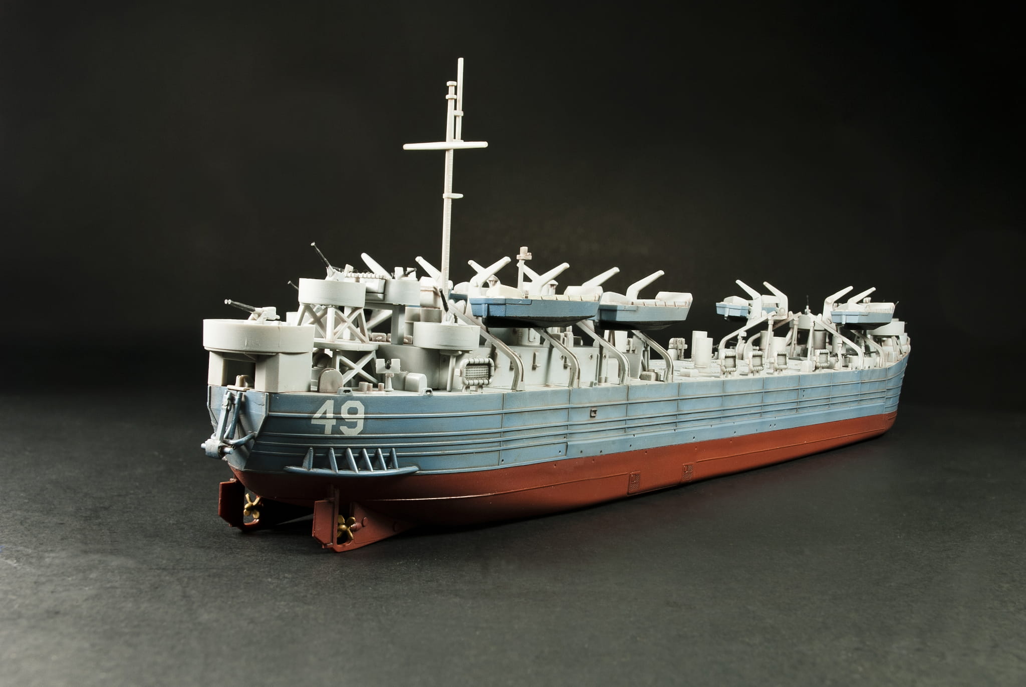 US Navy Type 2 LSTS LST-1 Class - Landing Ship Tank 1:350 AFV Club ...